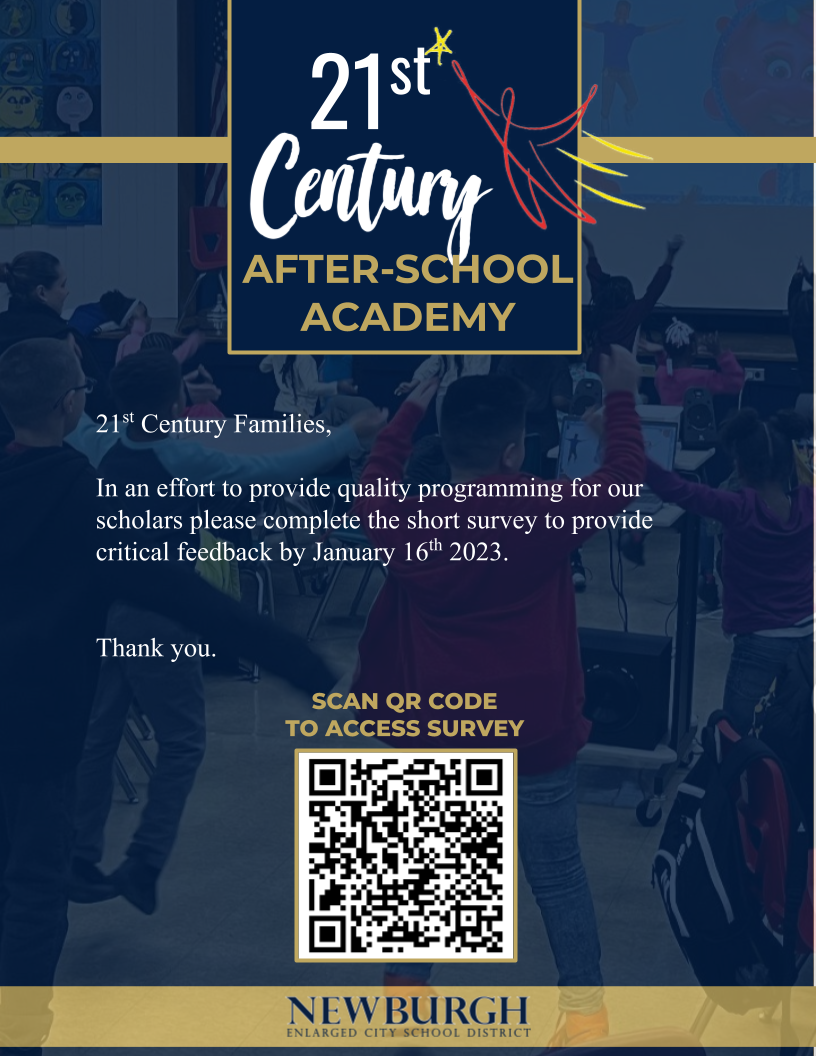 Attention 21st Century Families - Vails Gate STEAM Academy - NECSD
